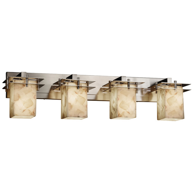 Alabaster Rocks Metropolis Bathroom Vanity Light by Justice Design ...