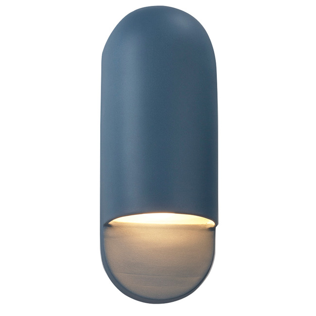 Ambiance Capsule Outdoor Wall Sconce by Justice Design | CER-5620W-MID ...