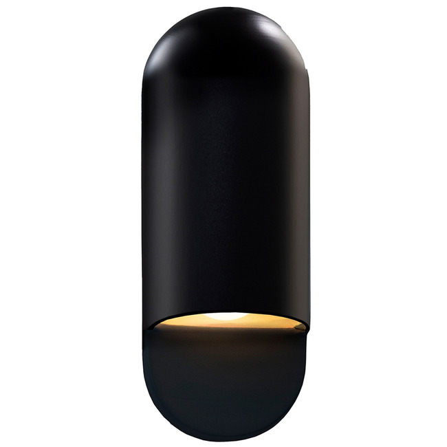 Ambiance Capsule Outdoor Wall Sconce by Justice Design | CER-5620W-CRB ...
