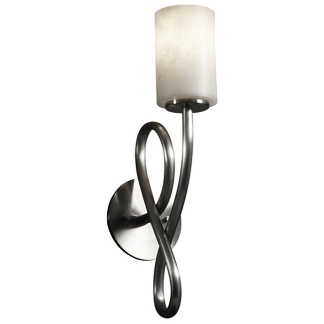 Clouds Capellini Wall Sconce by Justice Design | CLD-8911-10-NCKL ...
