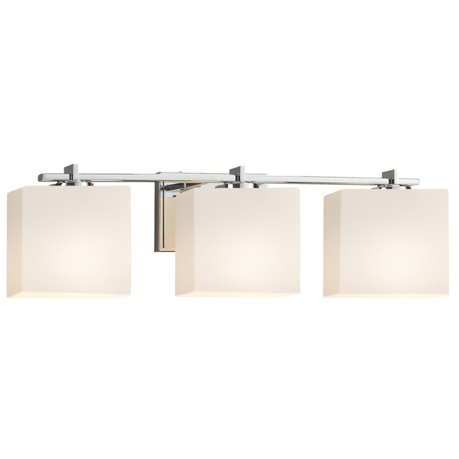 Fusion Era Rectangle 3LT Bathroom Vanity Light by Justice Design | FSN ...