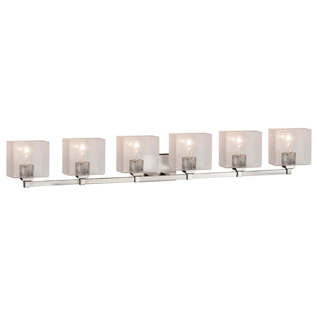 Fusion Regency Rectangle 6LT Bathroom Vanity Light by Justice Design ...