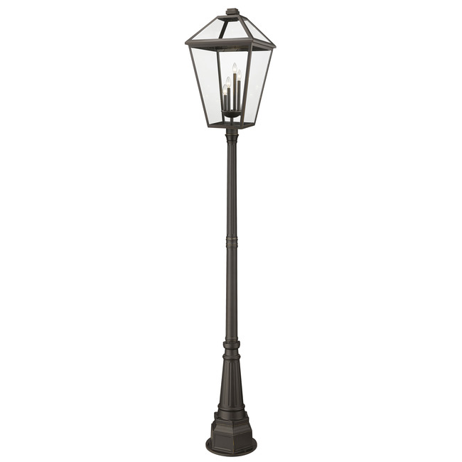 Talbot Outdoor Post Light with Round Post/Decorative Base by Z-Lite ...