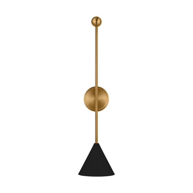 Cosmo Wall Sconce by Visual Comfort Studio | AEW1041MBKBBS | VCS1173013