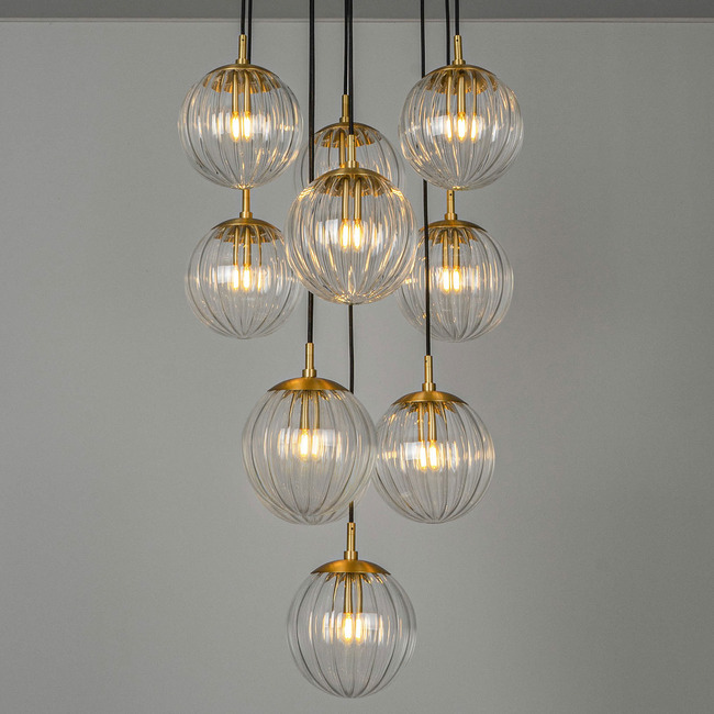Globe Cluster Multi Light Pendant by Schwung Home | B533-LBB-FA ...