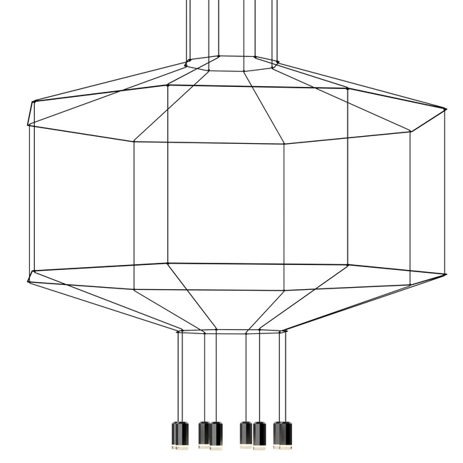 Wireflow Octagonal Pendant by Vibia | 0299-04/12 | VIB1180740