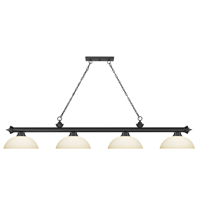 Cordon Linear Pendant with Dome Glass Shade by Z-Lite | 2306-4MB-DMO14 ...