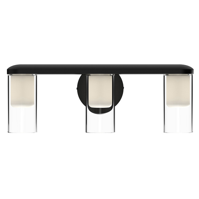 Birch Bathroom Vanity Light by Kuzco Lighting | VL53519-BK/CL | KZC1193202