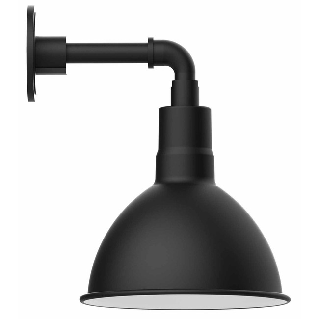 Deep Bowl Drop Arm Outdoor Wall Light by Montclair Light Works | GNM115 ...