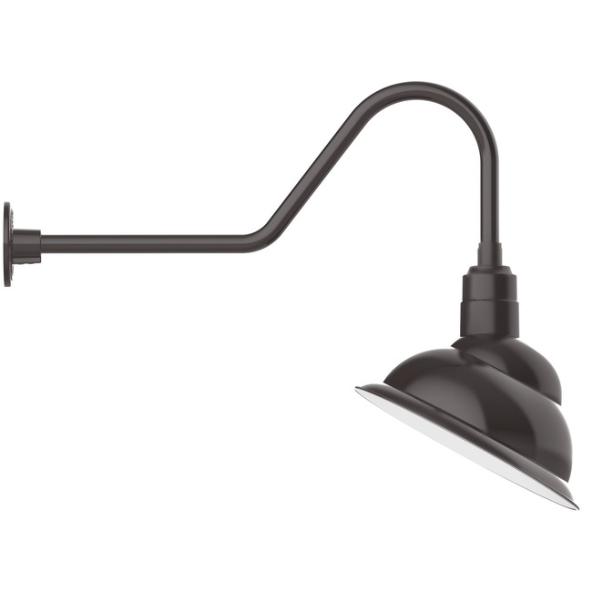 Emblem Outdoor Gooseneck Wall Light by Montclair Light Works | GNC122 ...