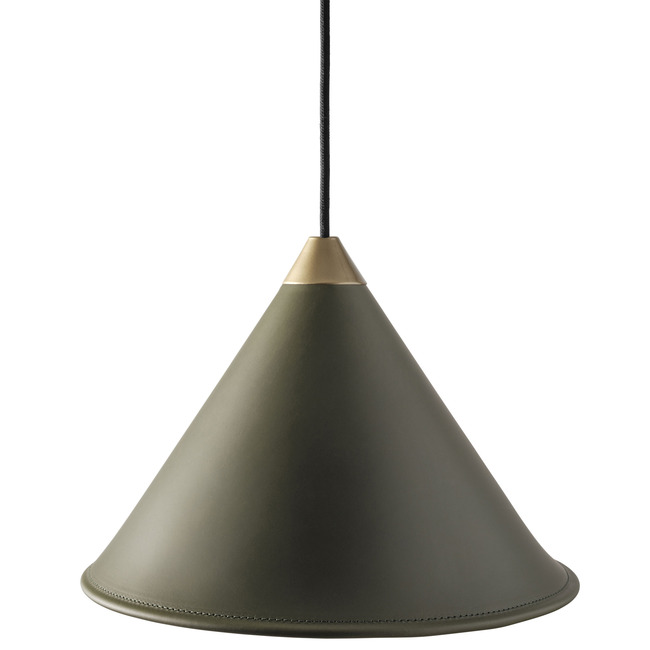 Leather Cone Namibia Pendant by Cuero Design | CD-1520731 | CUE1202714