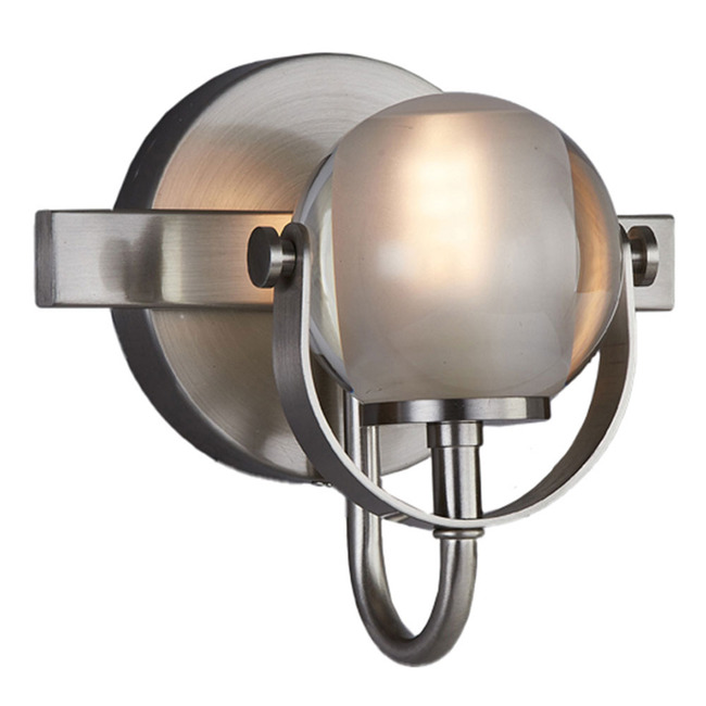 Conduit Wall Sconce by Justice Design | FSN-8061-CLOP-NCKL | JUS1222961