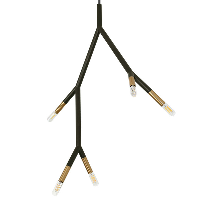 Morgan Branch Pendant by Dainolite | MOR-125P-MB-AGB | DAI1229430