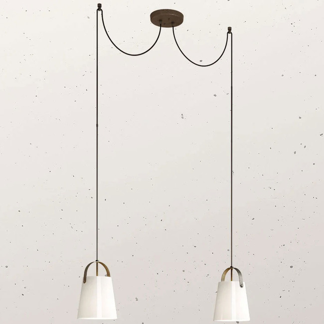 Bell Double Pendant by Il Fanale | A.287.10.OOB | IFA1254264