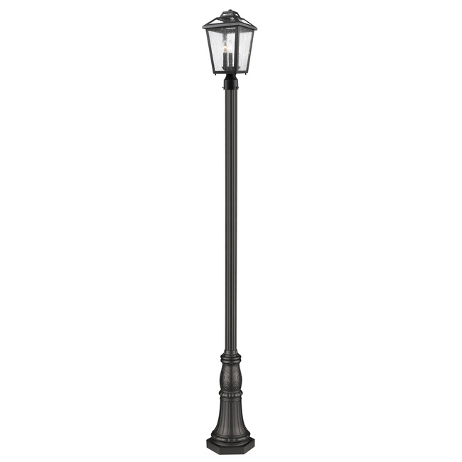 Bayland Outdoor Post Light with Round Post/Decorative Base by Z-Lite ...
