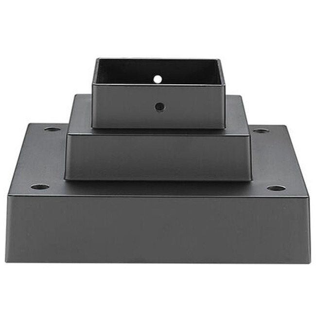 Outdoor Pier Mount Square Stepped Base Accessory by Z-Lite | SQPM-ORBZ ...