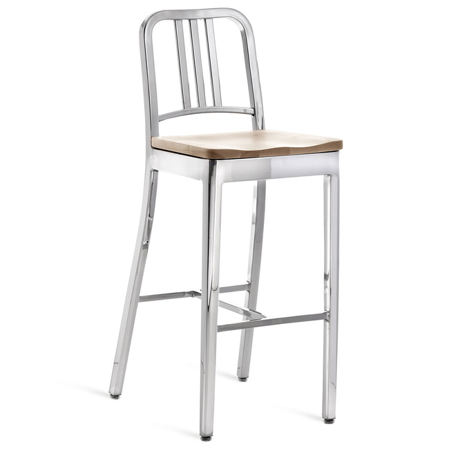 1104 Navy Collection Bar/ Counter Stool by Emeco | 1104 30 P ASH ...