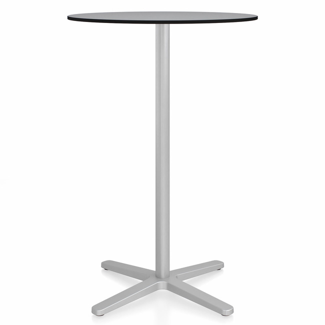 2 Inch X Base Bar Round Table by Emeco | 2INCHBTRD30XHPLG | EMC1258603