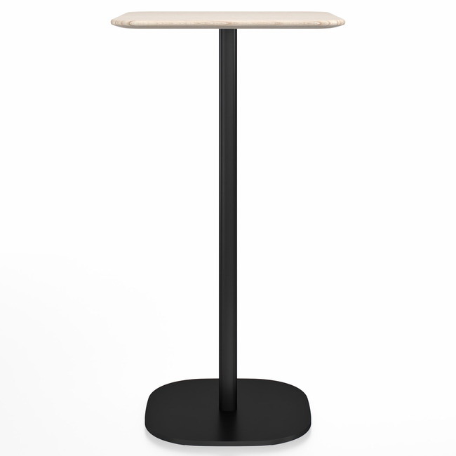2 Inch Flat Base Bar Square Table by Emeco | 2INCHBTSQ24FASHDARKPC ...