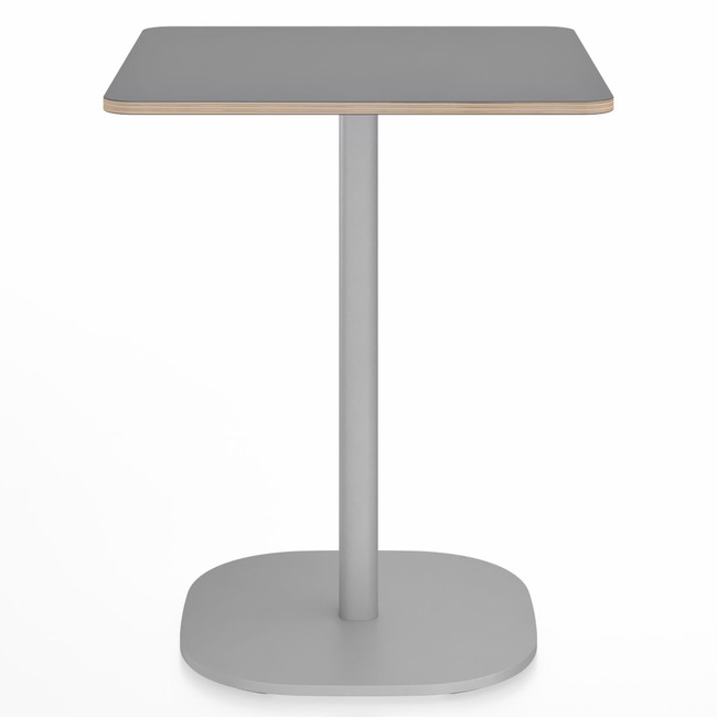 2 Inch Flat Base Square Cafe Table by Emeco | 2INCHCTSQ24FLG | EMC1259069