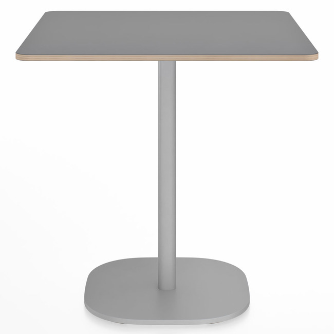 2 Inch Flat Base Square Cafe Table by Emeco | 2INCHCTSQ30FLG | EMC1259109