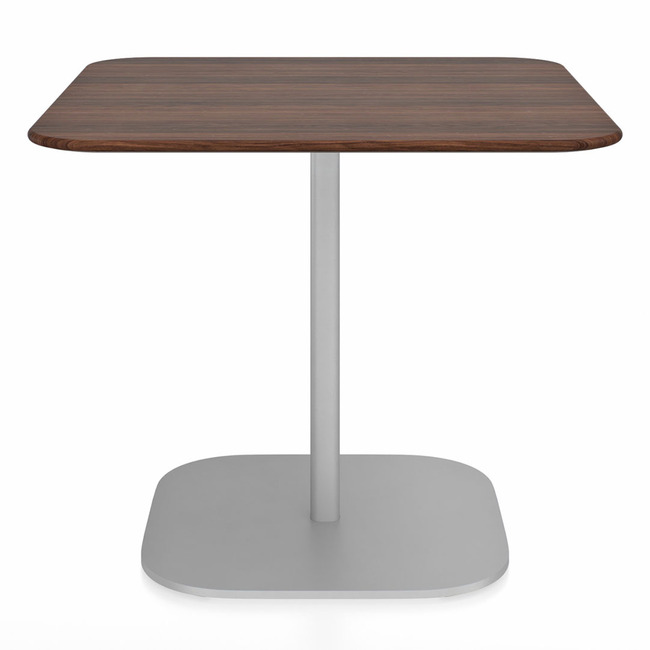 2 Inch Flat Base Square Cafe Table by Emeco | 2INCHCTSQ36FWAL | EMC1259153