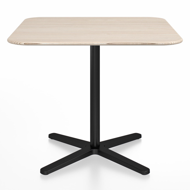 2 Inch X Base Square Cafe Table by Emeco | 2INCHCTSQ36XASHDARKPC ...