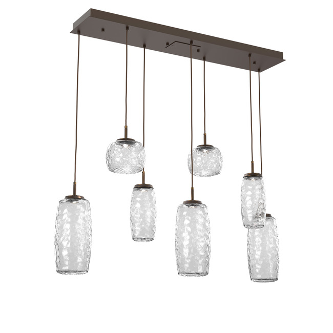 Vessel Linear Multi Light Pendant by Hammerton Studio | PLB0091-07-FB-C ...
