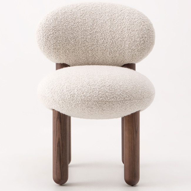 Flock Wooden Leg Chair by Noom Home | FLOCK-CS2-BRA-NIMB006 | NMH1279874