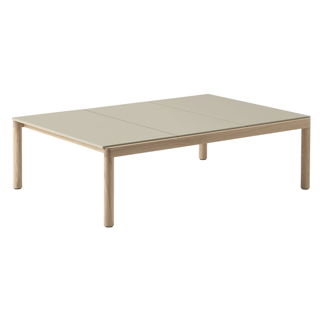 Couple Coffee Table by Muuto | MCOUP3PL-SAND-OAK | MUU1300698