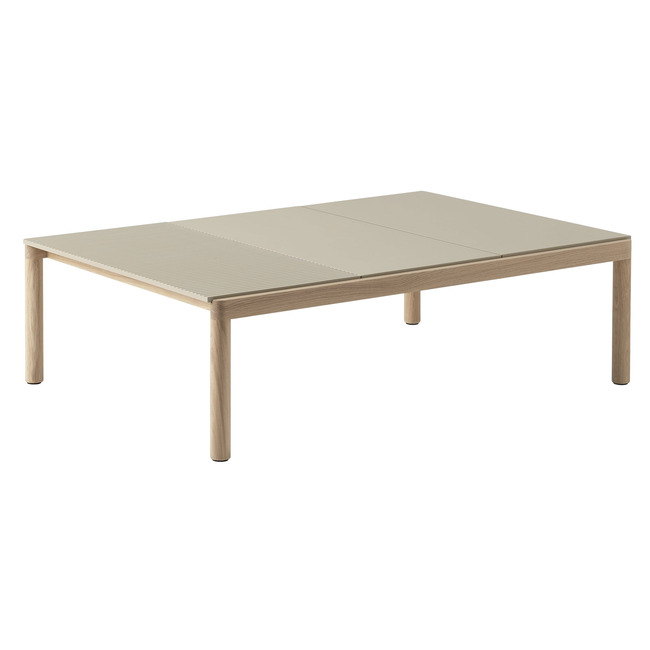 Couple Coffee Table by Muuto | MCOUP3PW-SAND-OAK | MUU1300704