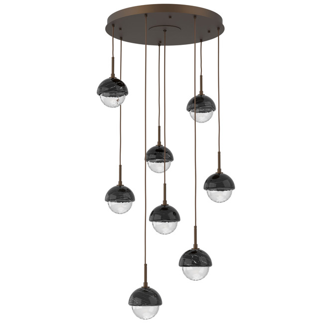 Cabochon Round Multi Light Pendant by Hammerton Studio | CHB0093-08-MB ...