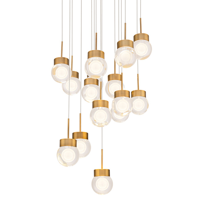 Double Bubble Round Multi Light Pendant by Modern Forms | PD-82015R-AB ...