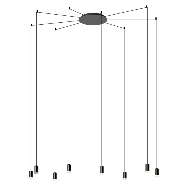 Wireflow Free-Form Multi Light Pendant by Vibia | 0358-04/12 | VIB1313215