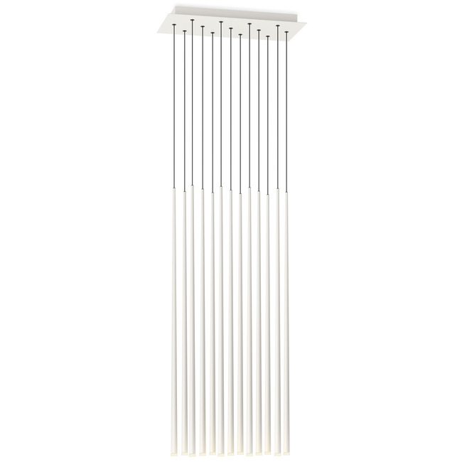 Slim Rectangular Multi Light Pendant by Vibia | 0937-10/12 | VIB1313242