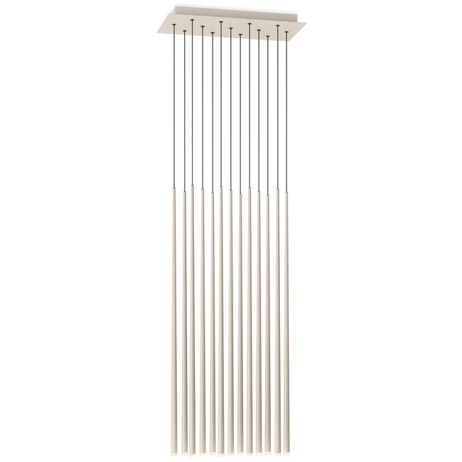Slim Rectangular Multi Light Pendant by Vibia | 0937-24/12 | VIB1313244