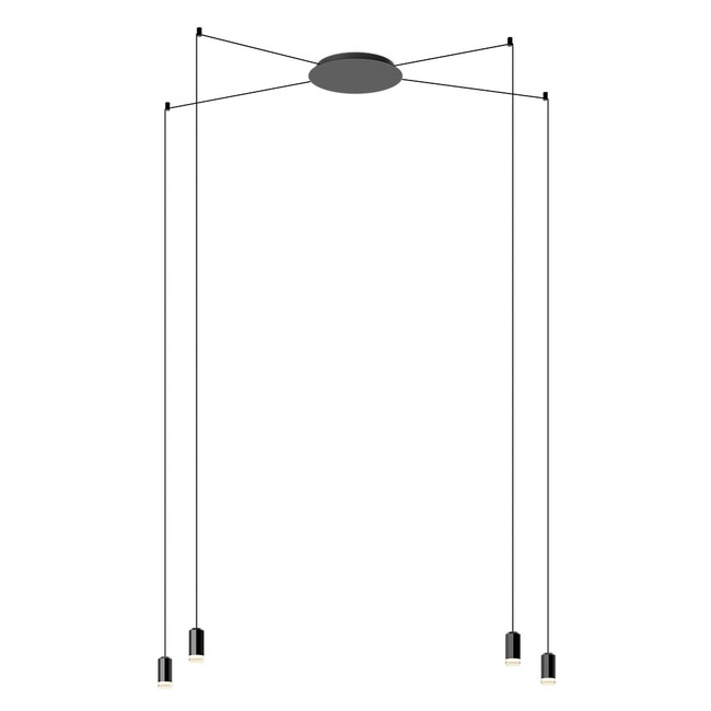 Wireflow Free-Form Multi Light Pendant by Vibia | 0351-04/12 | VIB1313363
