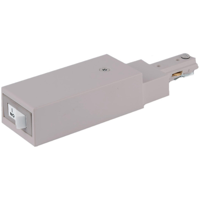 H Track Current Limiter Slim Single Live End Power Feed by WAC Lighting ...