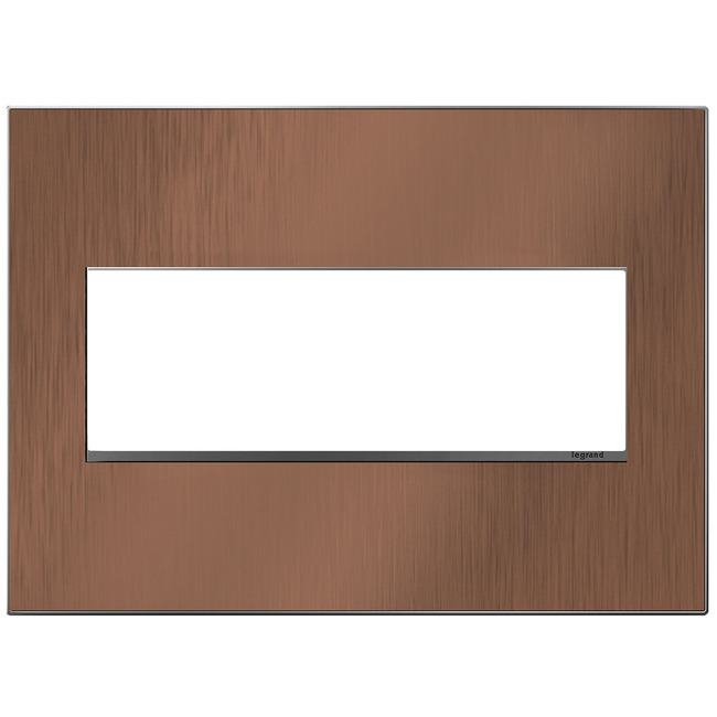 Adorne Screwless Wall Plate by Legrand Adorne | AWM3GCU4 | LEG1336631
