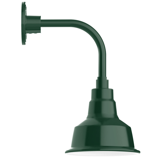 Warehouse Drop Curved Arm Outdoor Wall Light by Montclair Light Works ...
