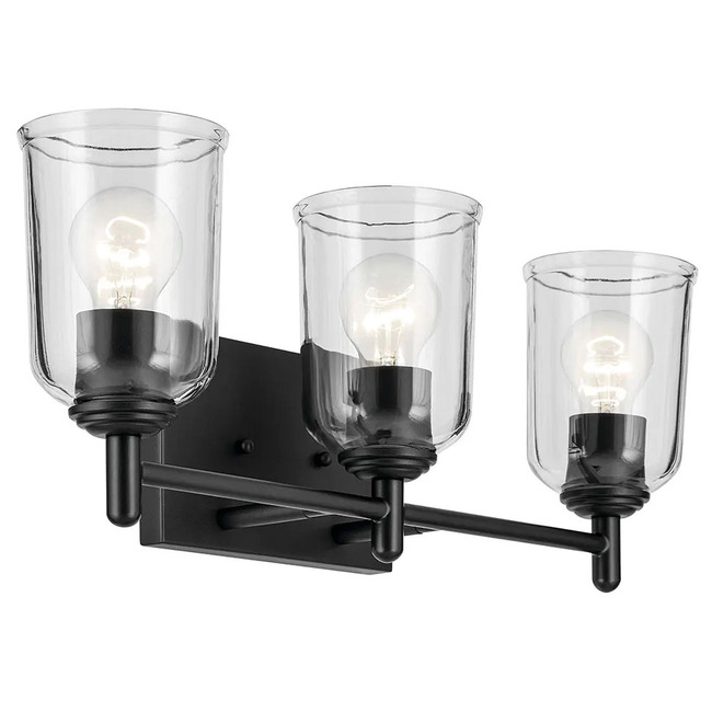 Shailene Bathroom Vanity Light by Kichler | 45574BKCLR | KHR1350678