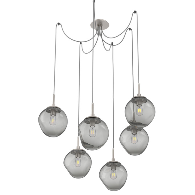 Aster Swag Multi Light Pendant by Hammerton Studio | SCB0062-06-BS-S ...