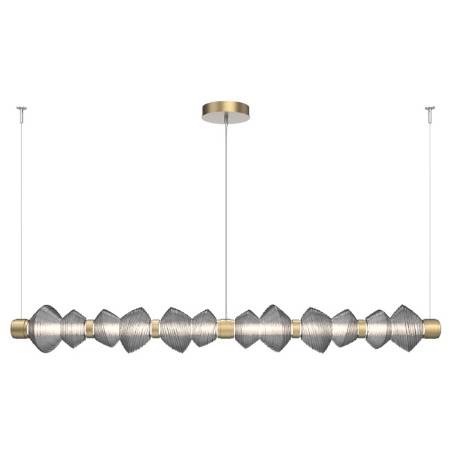 Mesa Mandrel Linear Chandelier by Hammerton Studio | PLB0089-06-GB-S-CA1-L3 | HMR1368191