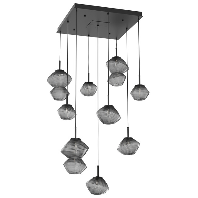 Mesa Square Multi Light Pendant by Hammerton Studio | CHB0089-09-MB-C ...