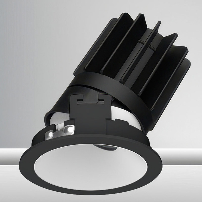 Luca 2.7 inch Round Static White Adjustable Downlight With Trim by ...