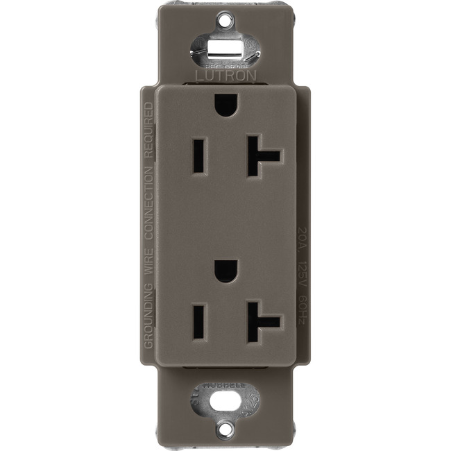 20-Amp Duplex Receptacle by Lutron | SCR-20-TF | LUT1393192