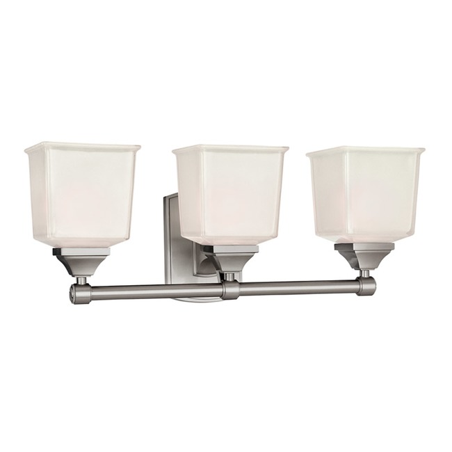 Lakeland 3 Light Bath Bar by Hudson Valley Lighting | 2243-SN
