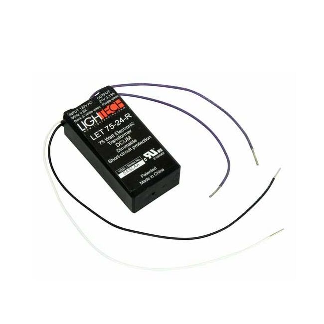 LET-75W 24V AC Dimmable Electronic Transformer by Lightech | 66951 ...