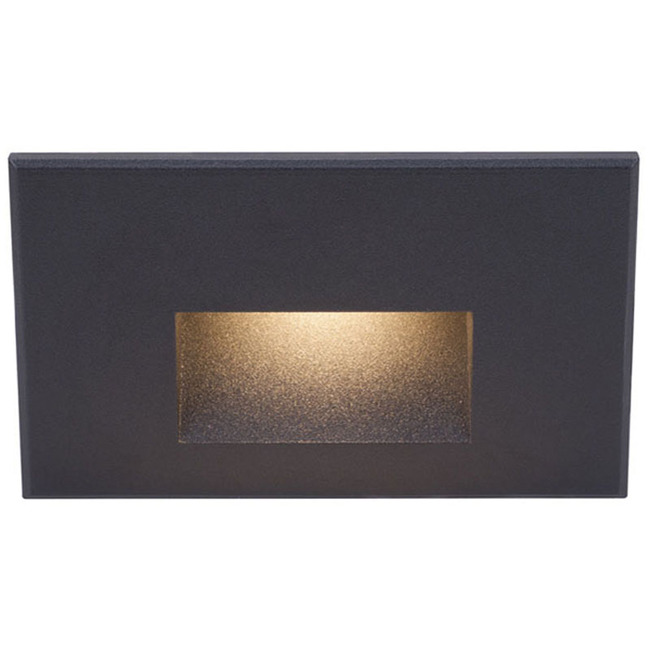 120V LED100 Horizontal Scoop Step Light by WAC Lighting | WL-LED100-RD-BK | WAC228687