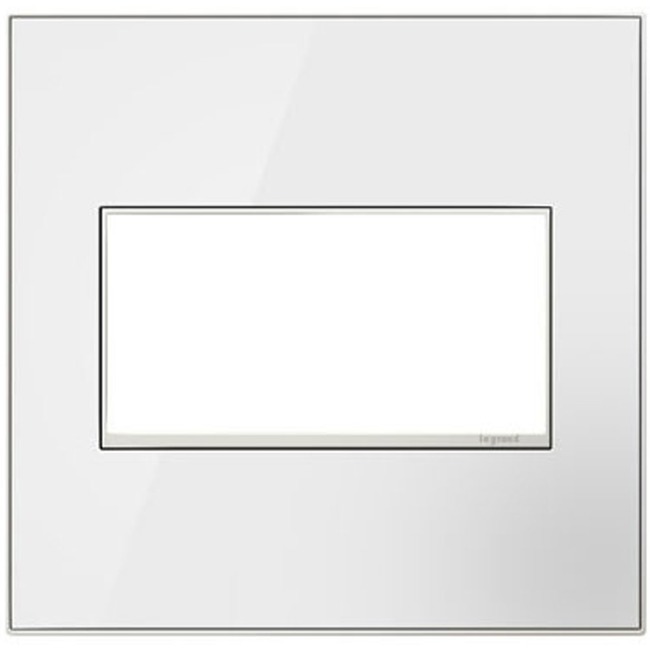 Adorne Screwless Wall Plate by Legrand Adorne | AWM2GMWW4 | LEG341990